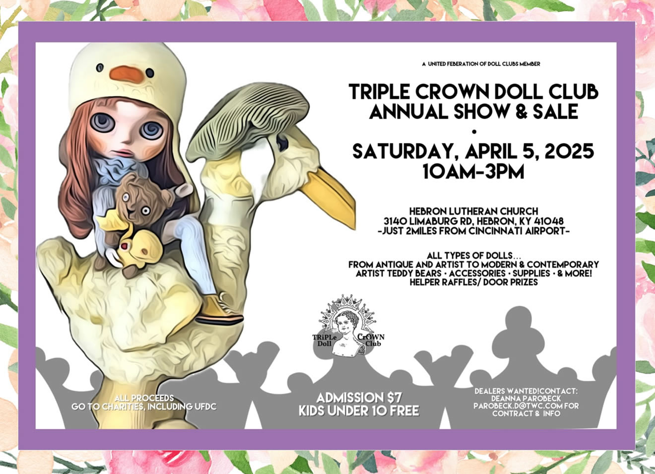 Upcoming Events › Triple Crown Doll Show & Sale | United Federation of ...