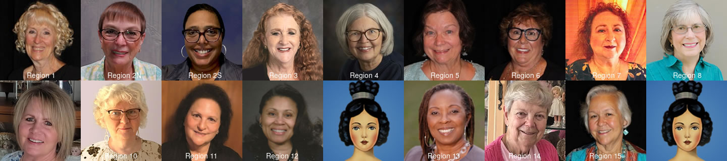 The Regions of UFDC | United Federation of Doll Clubs